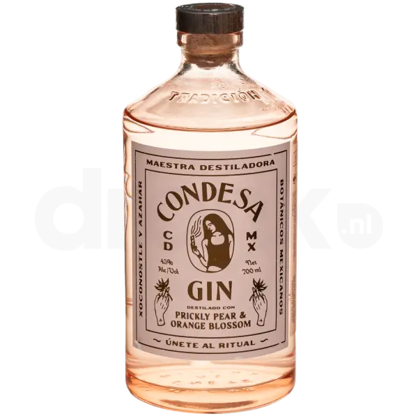 Condesa Gin Prickly Pear & Orange Blossom - drank.nl